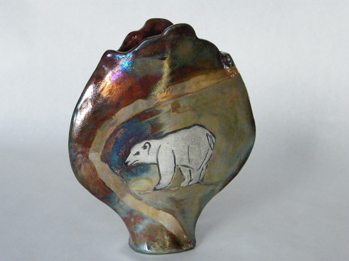 Small Bear Moon Vase | Welcome to Studio Rose Pottery | Sylvia Rose